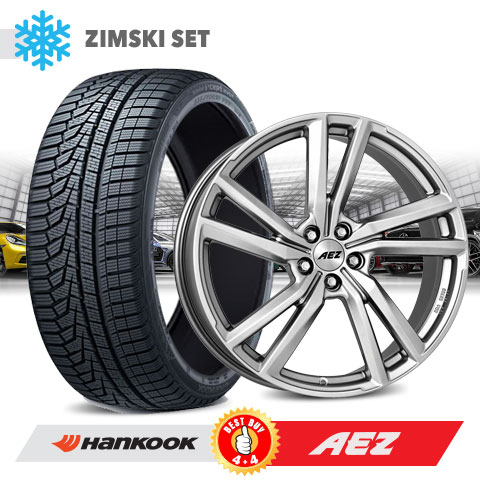 235/50 R19 SET Z HANKOOK + AEZ NORTH SIL 5/112 + TPMS