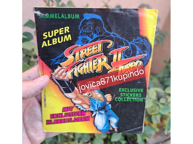 Street Fighter II popunjen album žvaka Yu