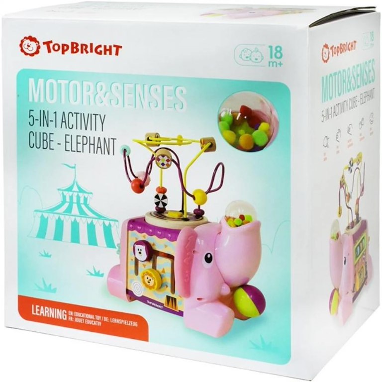 TOP BRIGHT MOTORICKA IGRA 5 IN 1 SLON