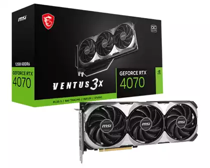 MSI nVidia GeForce RTX 4070 12GB RTX 4070 VENTUS 3X E1 12G OC grafička karta