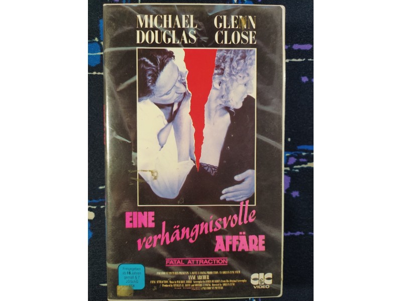 Eine verhängnisvolle Affäre / Fatalna privlačnost (VHS)