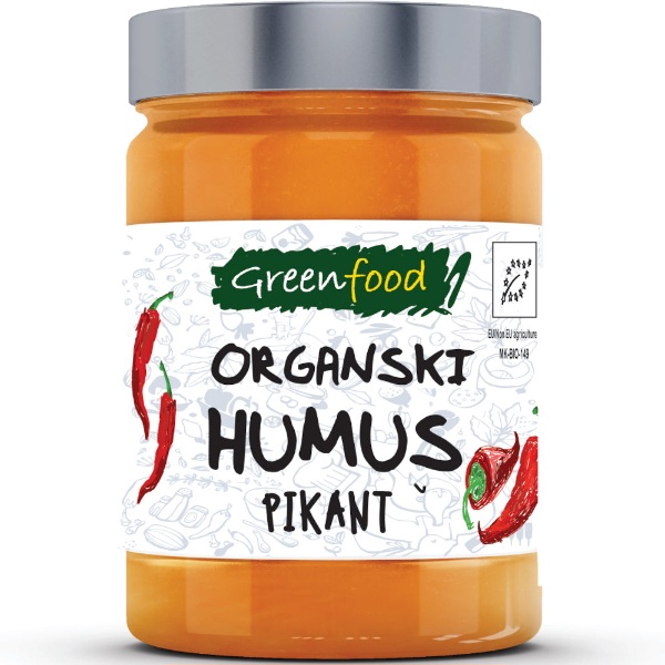 Organski humus pikant bez glutena 310g