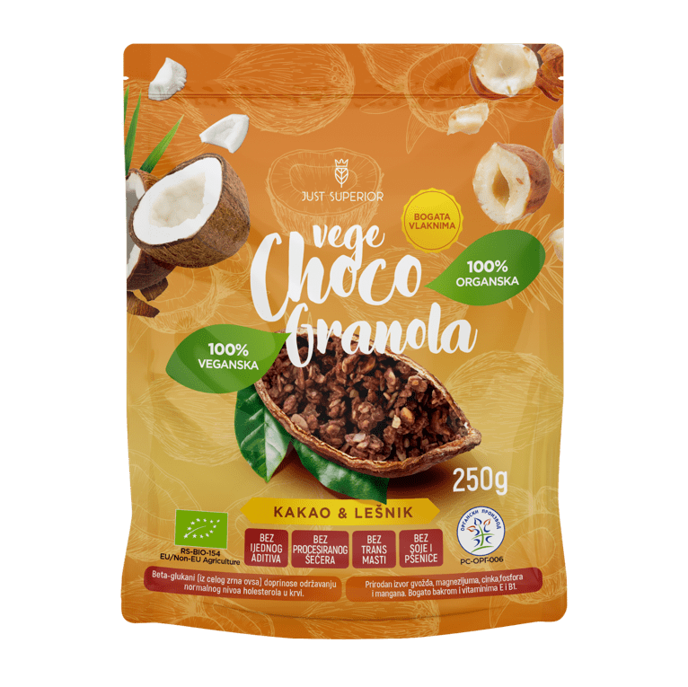 Čoko granola 250g Just Superior