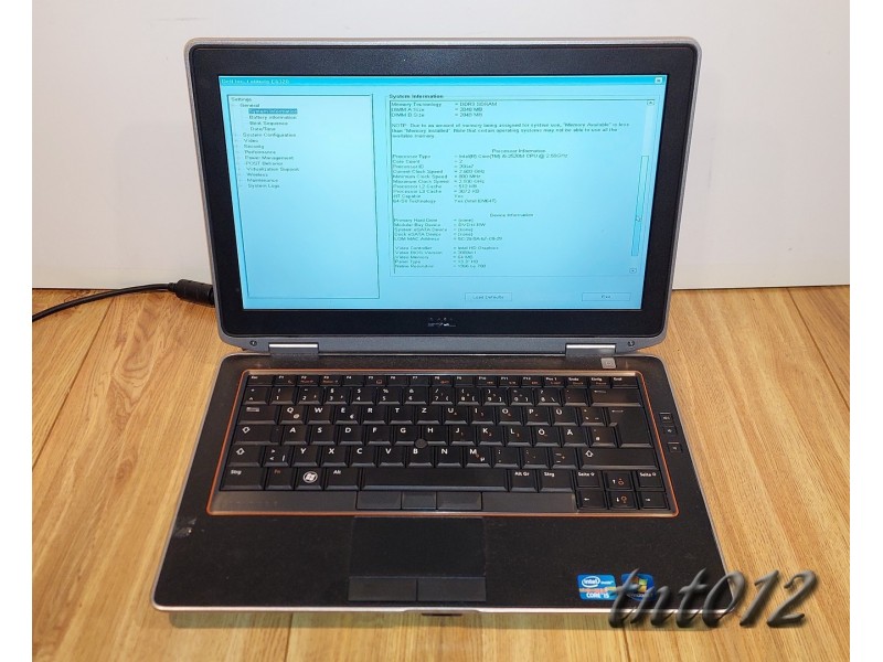 == DELL Latitude E6320/ Intel i5-2520M/ 4Gb/ 13,3 LED =