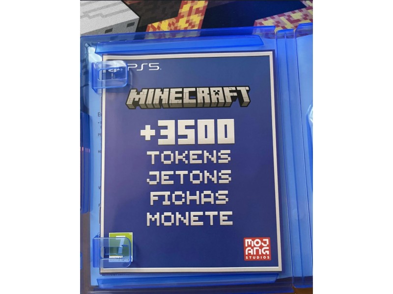 Minecraft Playstation 3500 tokena