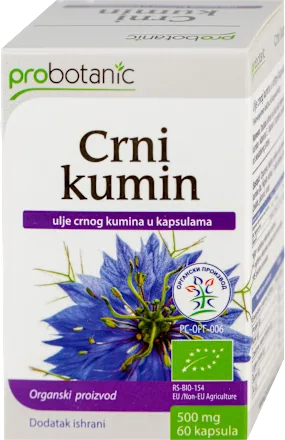 probotanicCrni kumin - ulje crnog kumina u kapuslama, 60 komDodatak ishrani