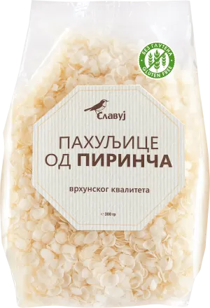 Slavuj
Pahuljice od pirinča - bez glutena, 300 g