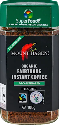 MOUNT HAGEN
ORGANIC FAIRTRADE INSTANT KAFA - bez kofeina, 100 g
