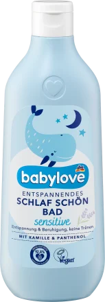 babylove
sensitive opuštajuća kupka za lep san, 500 ml