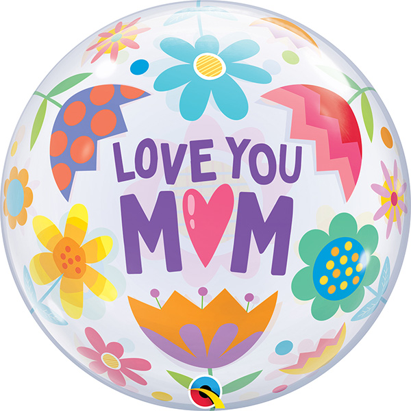 24898
22″ Bubble Love You Mom Flowers