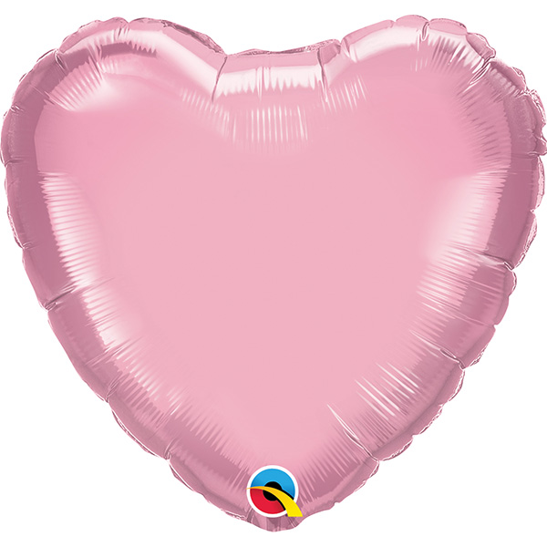 11855
18″ Foil Heart Pearl Pink