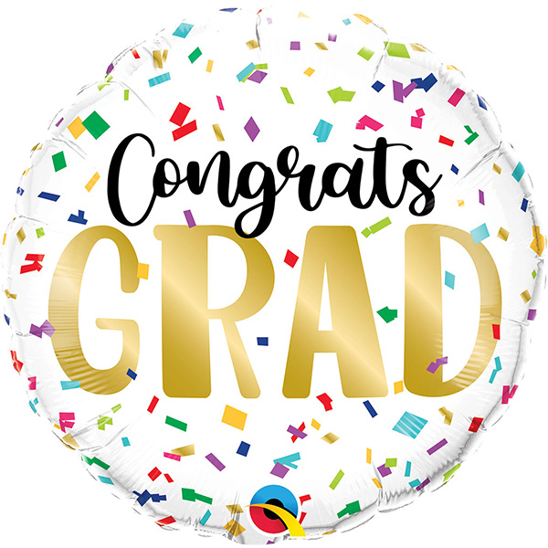 25767
18″ Foil Congrats Grad Color Confetti