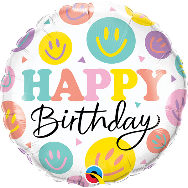 26577
18″ Foil Bday Colorful Smiles