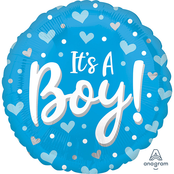 4142601
18″ Foil It’s A Boy Hearts