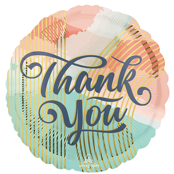 4586501
18″ Foil Thank You Pastel Clouds