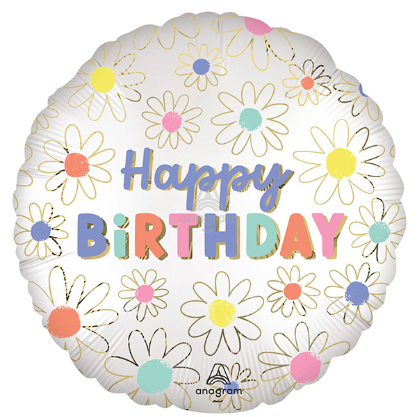 4634901
18″ Foil Daisies Happy Birthday