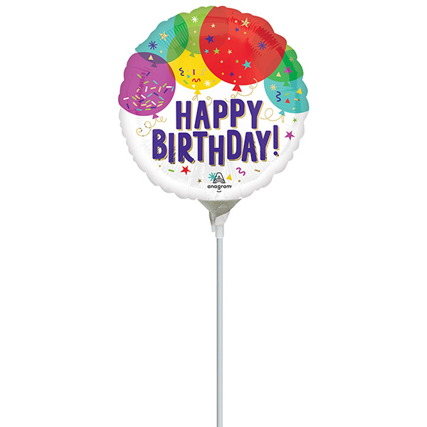 4700909
9″ Foil Birthday Balloons