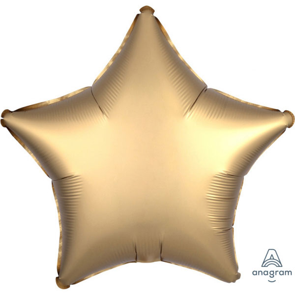 3680401
19″ Foil Star Satin Luxe Gold Sateen