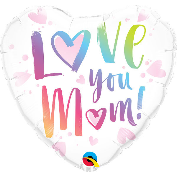 82256
18″ Foil Heart Love You Mom!