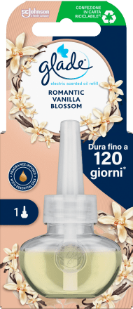 glade
ROMANTIC VANILA BLOSSOM Dopuna za električni osveživač vazduha, 20 ml