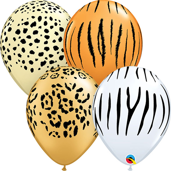 12568
11″ Latex Safari Assorted (4)