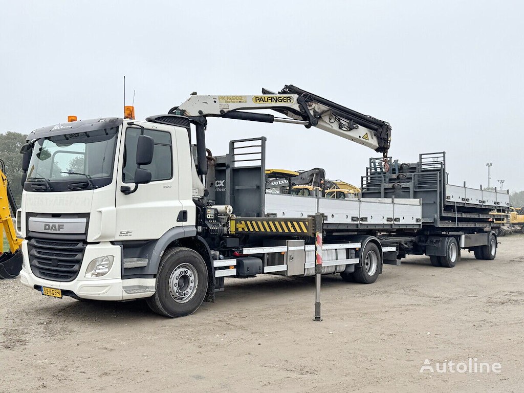 DAF CF400 kiper + prikolica kiper