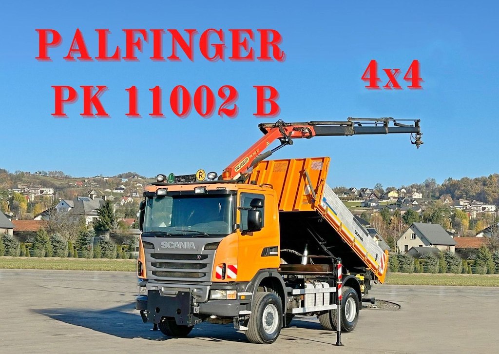 Scania G360 Kipper 4,10m *PK 11002 B + FUNK *4x4 kiper