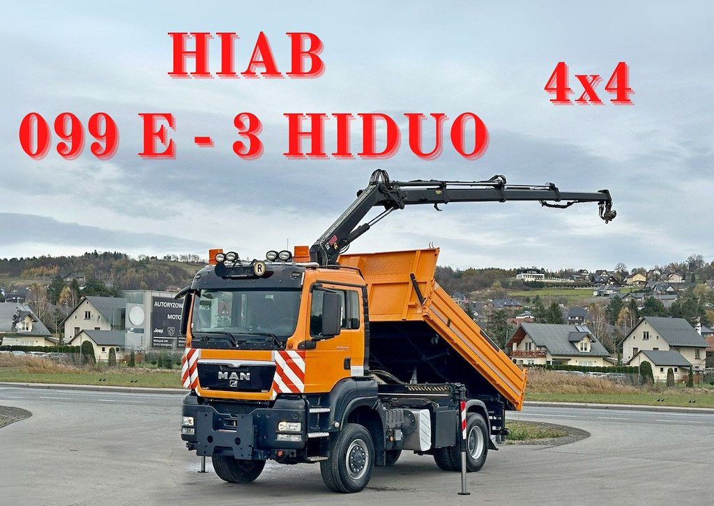 MAN TGS 18.360 * HIAB 099 E-3 HIDUO + FUNK *4x4 kiper