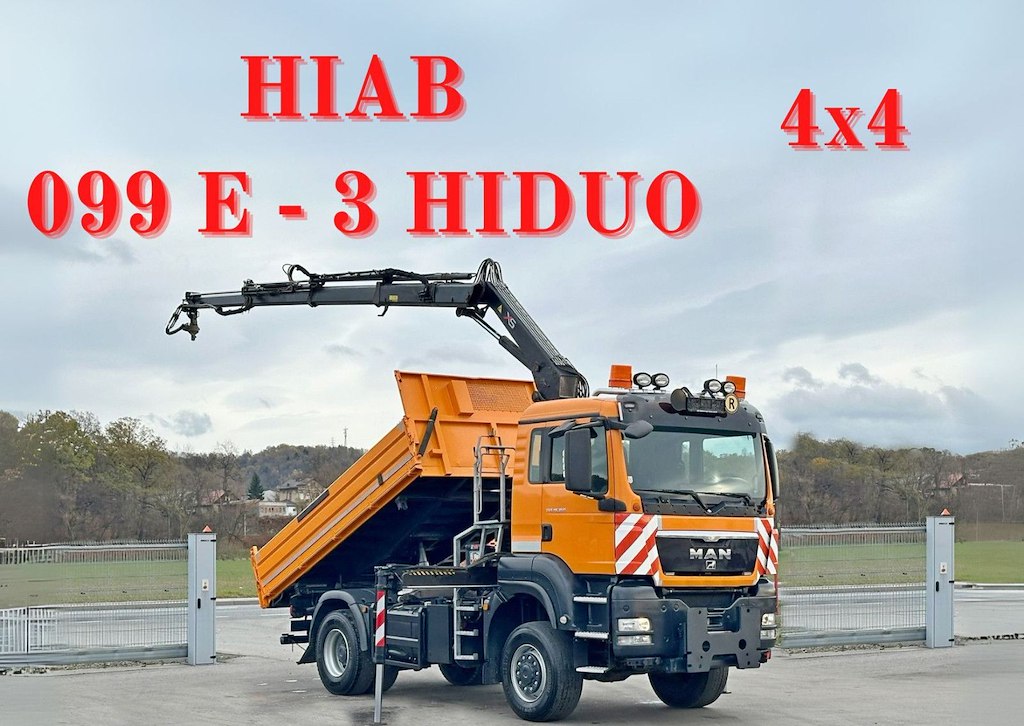 MAN TGS 18.360 * HIAB 099 E-3 HIDUO + FUNK *4x4 kiper