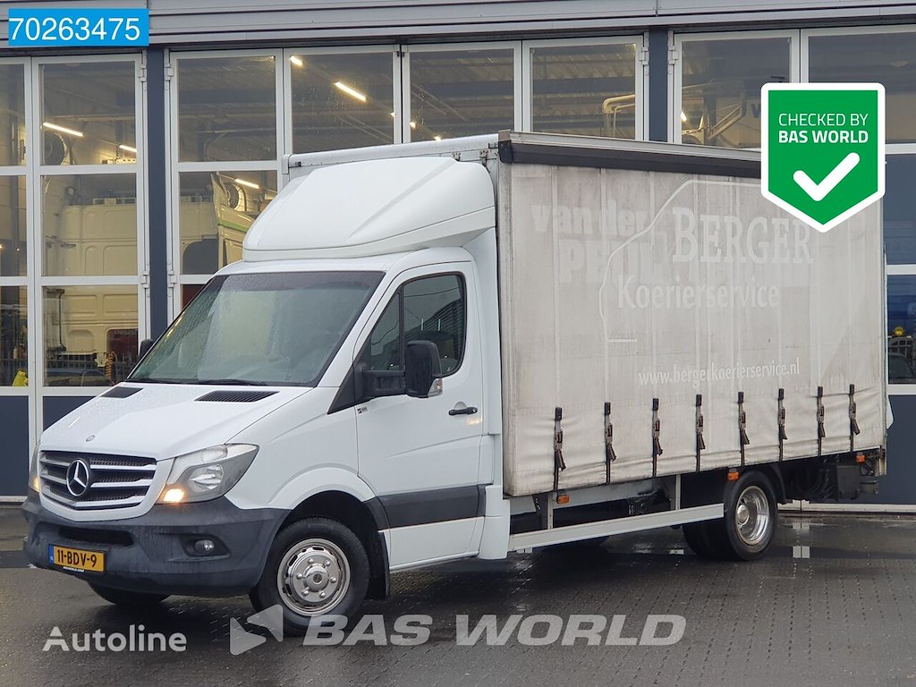 Mercedes-Benz Sprinter 519 CDI 3.0L V6 Automaat Euro6 Schuifzeil Laadklep Bakw kamion furgon