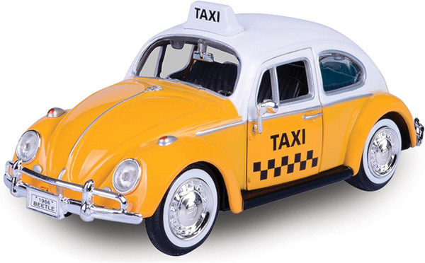 Metalni auto VW Buba Taxi 1966 1:24, Motormax