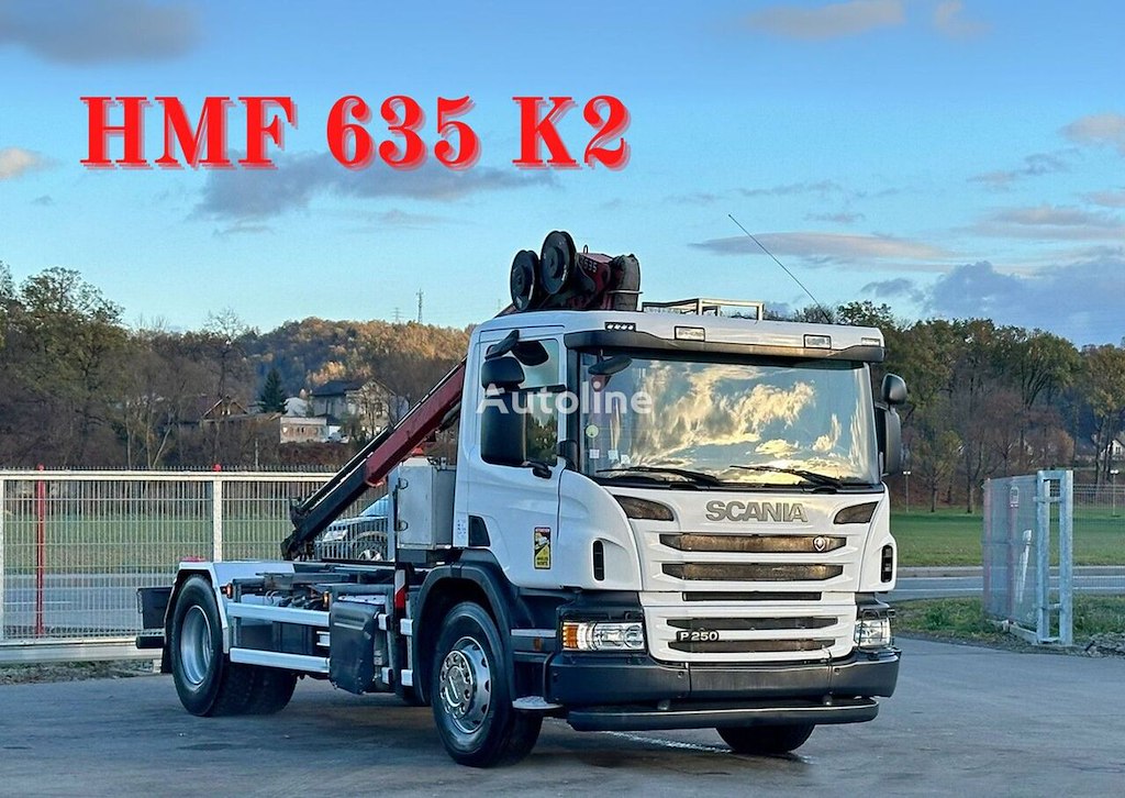 Scania P250* FAHRGESTEL 4,30* HMF 635 K2/FUNK* TOP kamion šasija