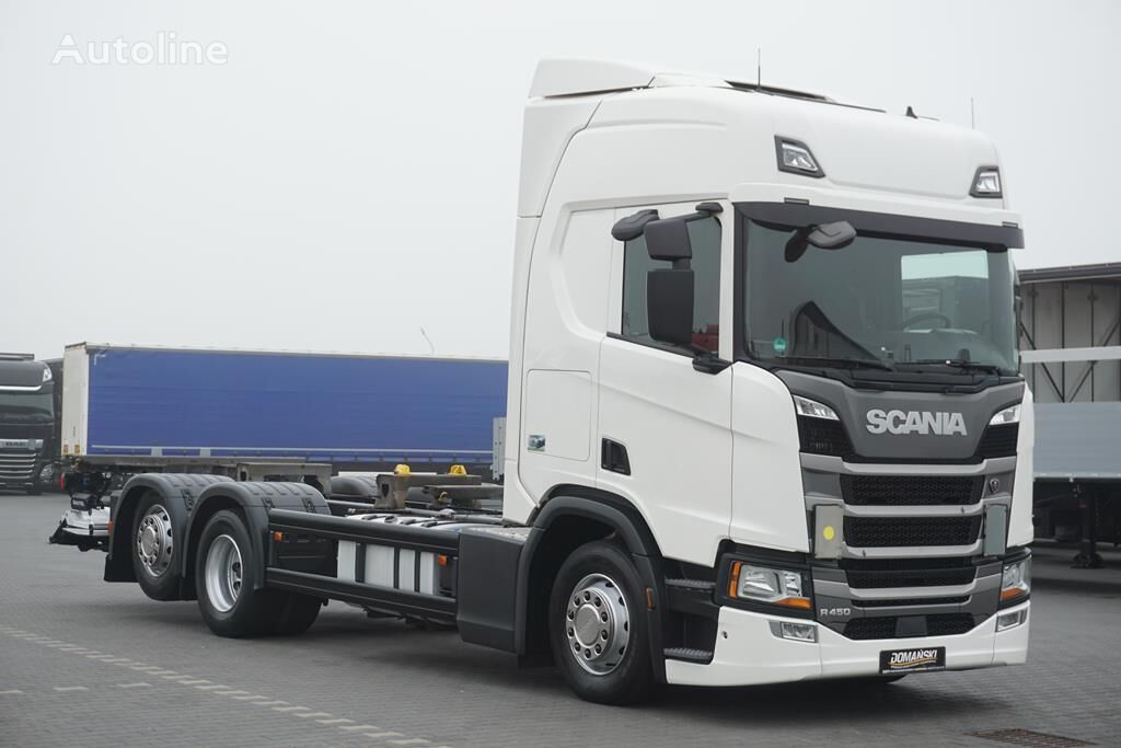 Scania R 450 / ACC / E 6 / BDF + WINDA / 7.15 , 7,45 M / OŚ SKRĘTNA / R kamion šasija