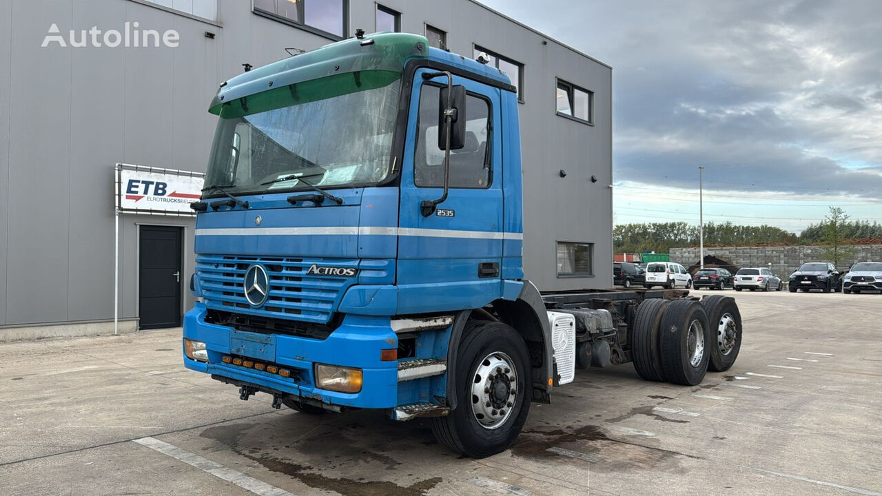 Mercedes-Benz Actros 2540 (DEVANT LAMES / GRAND PONT / MP1 / 8 ROUES) kamion šasija