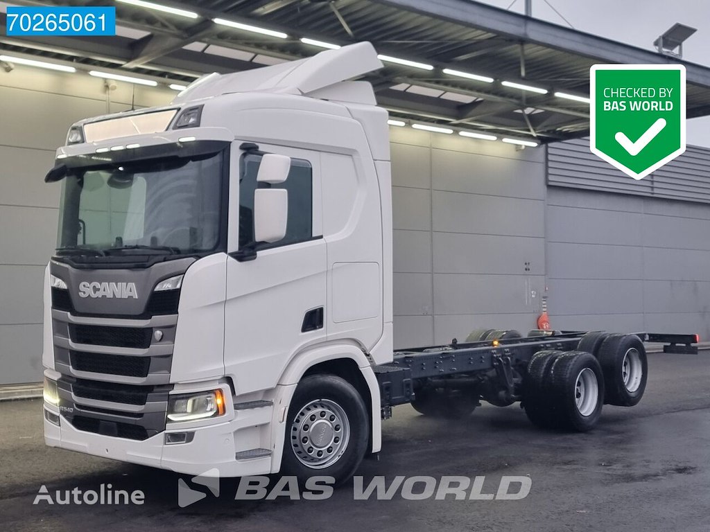 Scania R540 6X2 Retarder ACC Lifrachse CR20N LED Euro 6 kamion šasija