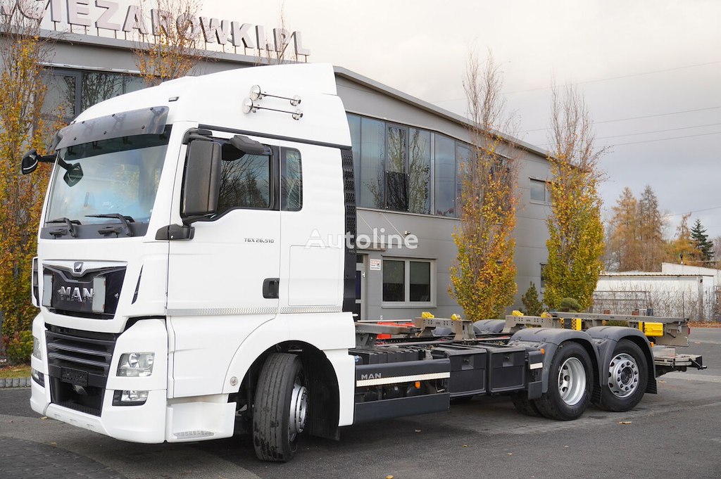 MAN TGX 26.510 E6 BDF / 6x2 / steered axle / 230000 km / standard kamion šasija