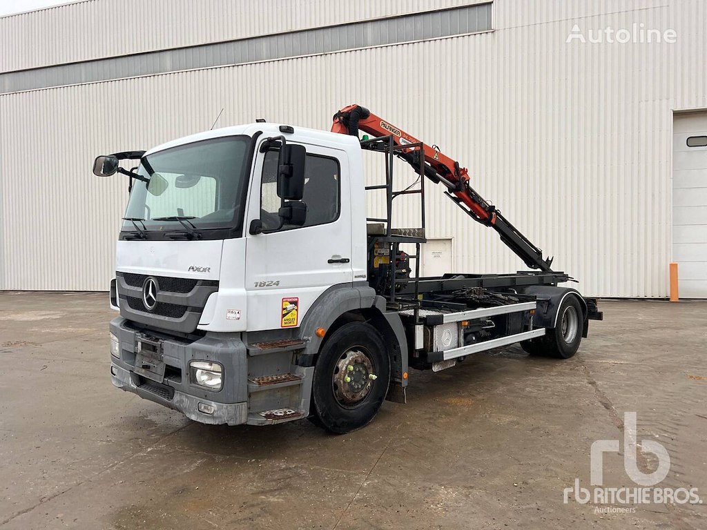 Prodaje se Mercedes-Benz AXOR 1824 4x2 Camion Chassis Cabine Avec Grue kamion šasija na aukciji