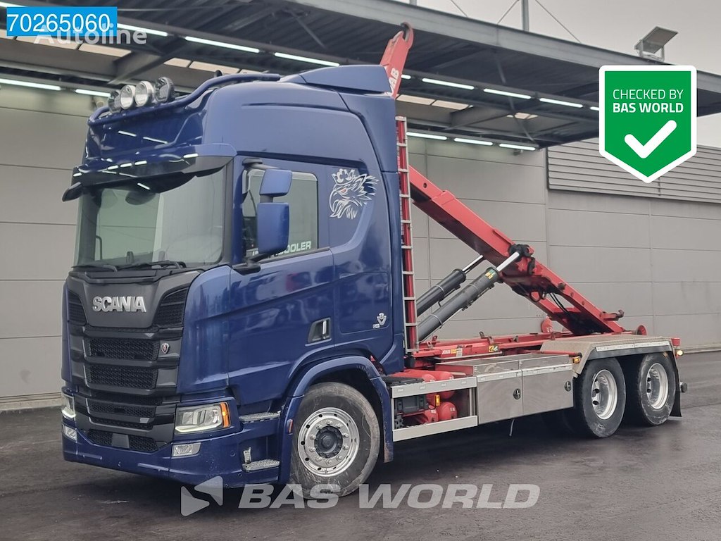 Scania R730 6X4 Joab 20 Tons Hook Retarder ACC Navi LED Euro 6 kamion rol kiper