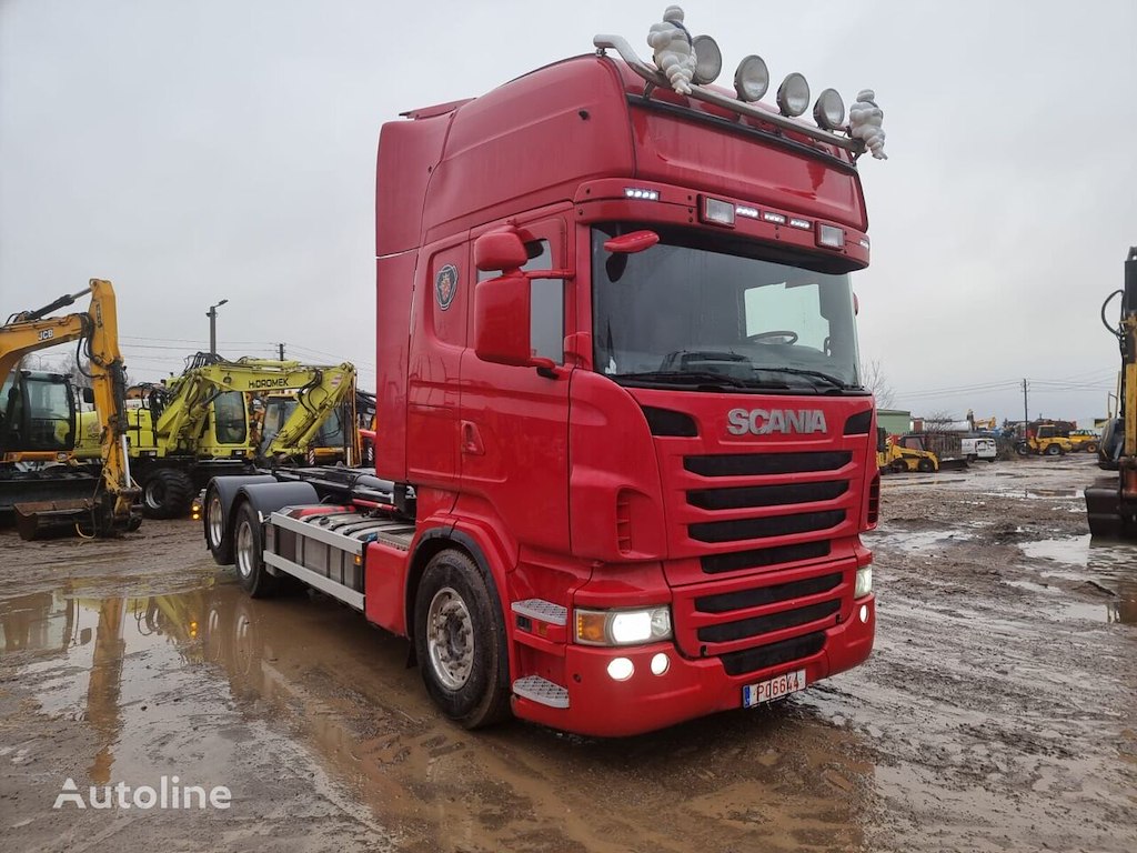 Scania R620 6×2 kamion rol kiper