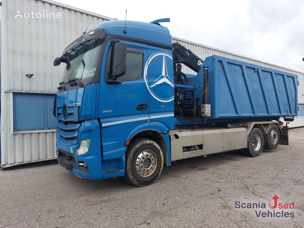 Mercedes-Benz ACTROS 2551 LL MEILLER RS 21 Abrollkipper kamion rol kiper