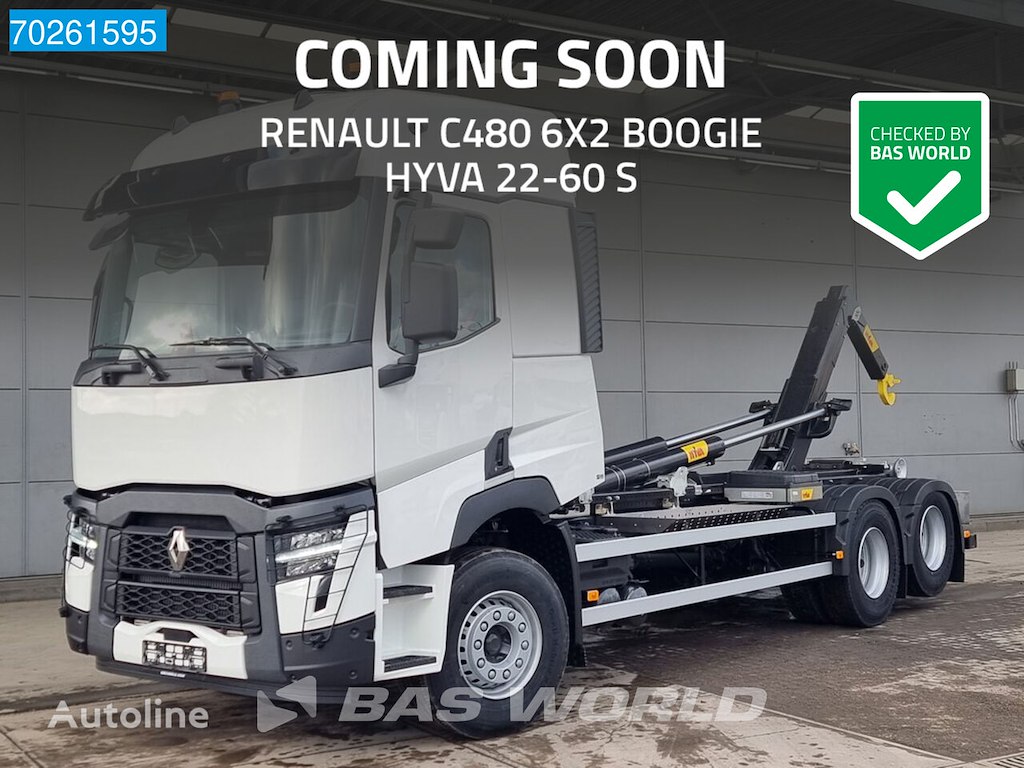 Novi Renault C 480 6X2 COMING SOON! Hyva 22-60 S Lift-Asche ACC Euro 6 kamion rol kiper