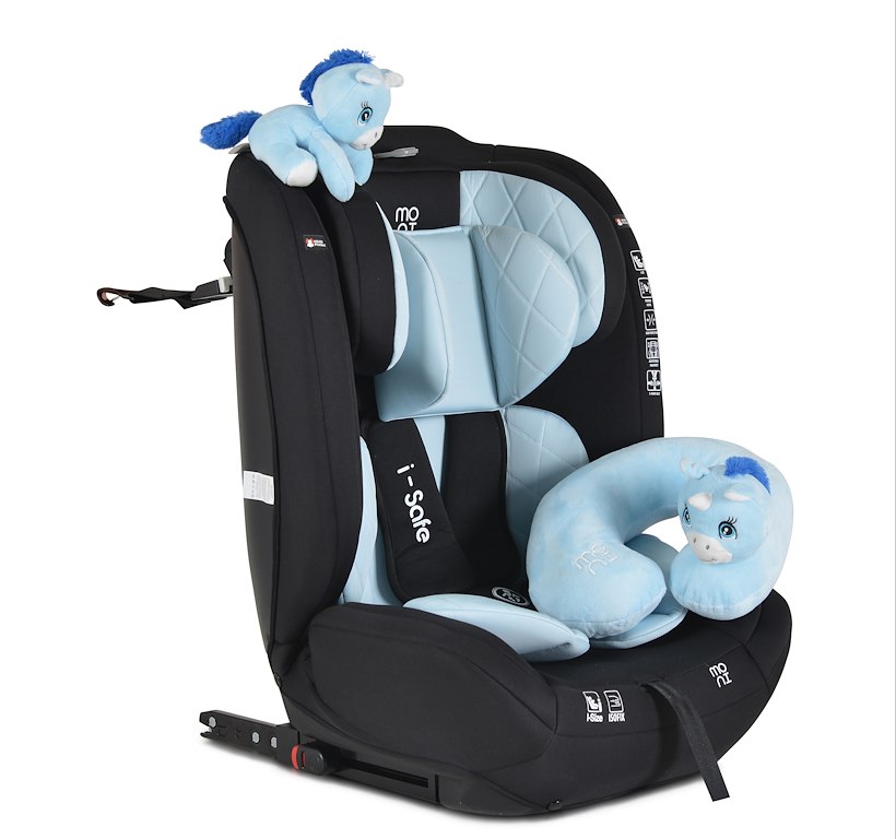 Moni Isafe Isofix auto sedište za decu 76-150cm-Blue