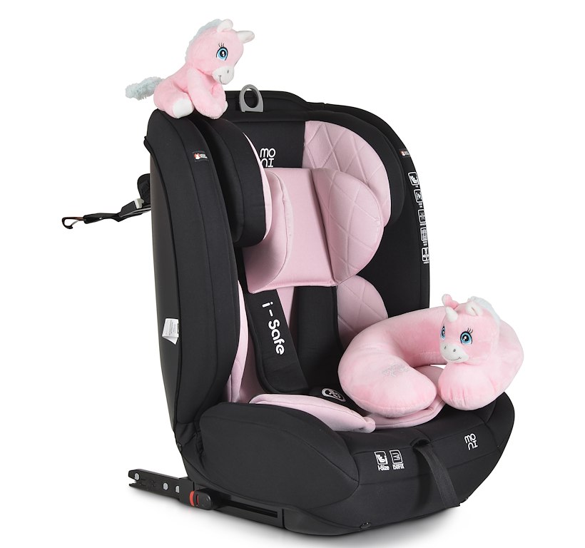 Moni Isafe Isofix auto sedište za decu 76-105cm-Pink