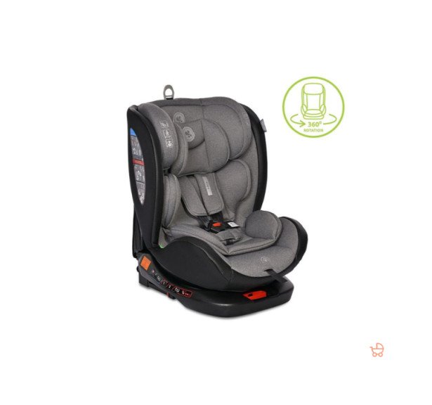 Lorelli Bertoni Ares i-Size Isofix auto sedište za bebe 40-150cm-Grey