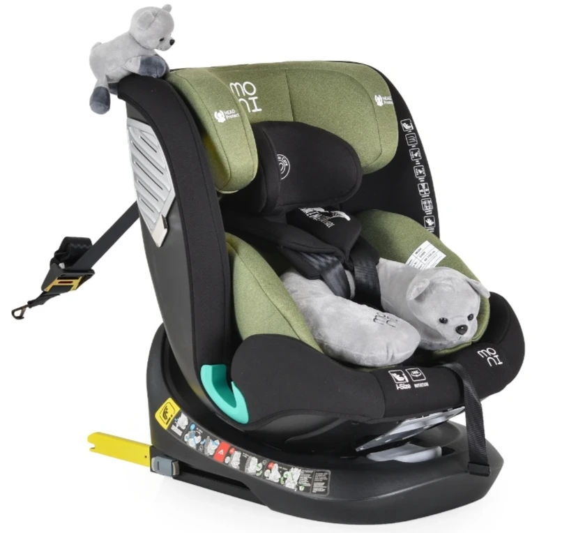 Moni Serengeti iSize Isofix auto sedište za bebe 40-150cm-Green