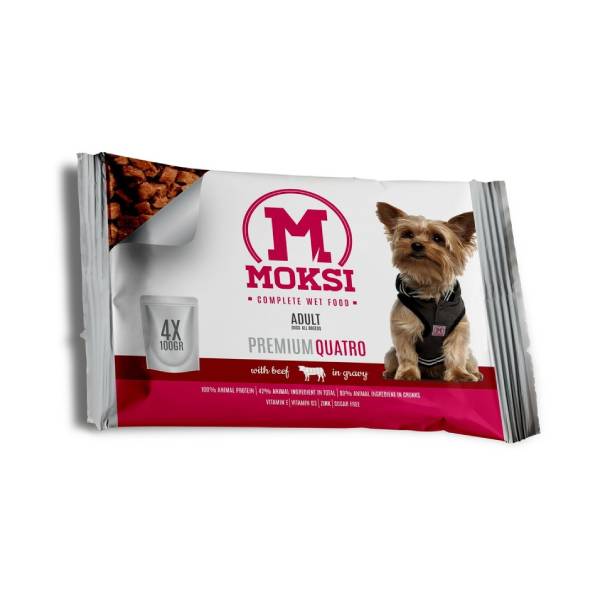 Moksi sos za pse, 4x100g – govedina