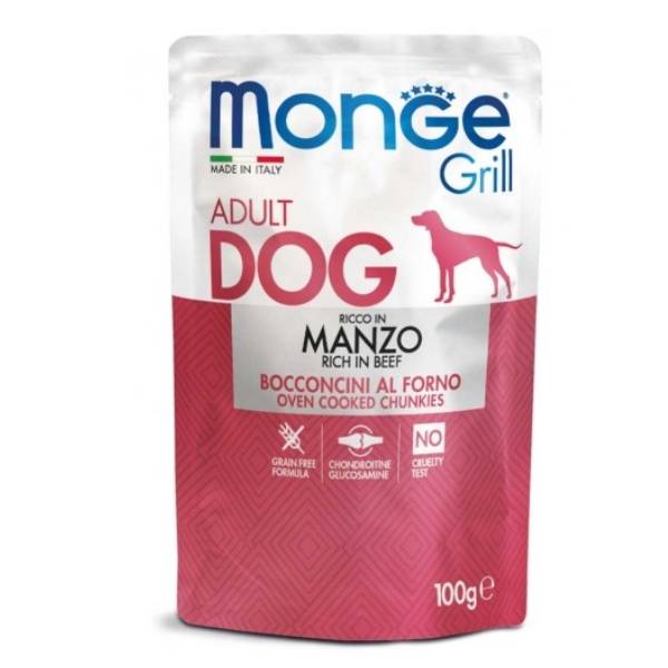 MONGE DOG Adult GRILL SOS govedina 100g