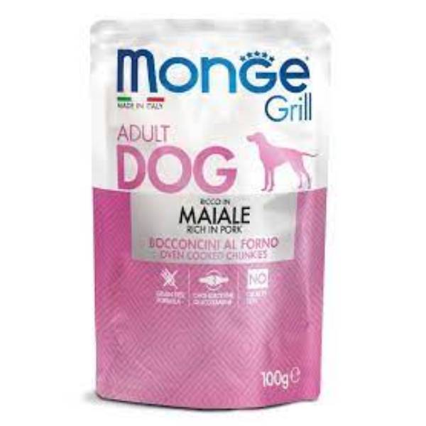 MONGE DOG Adult GRILL SOS svinjetina 100g