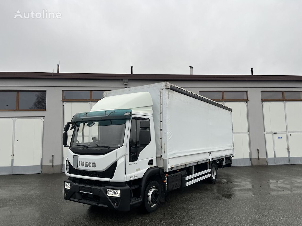 IVECO EuroCargo 120-250, Manual, Spriegel, LBW, DE auto kamion sa klizna zavesa cerada