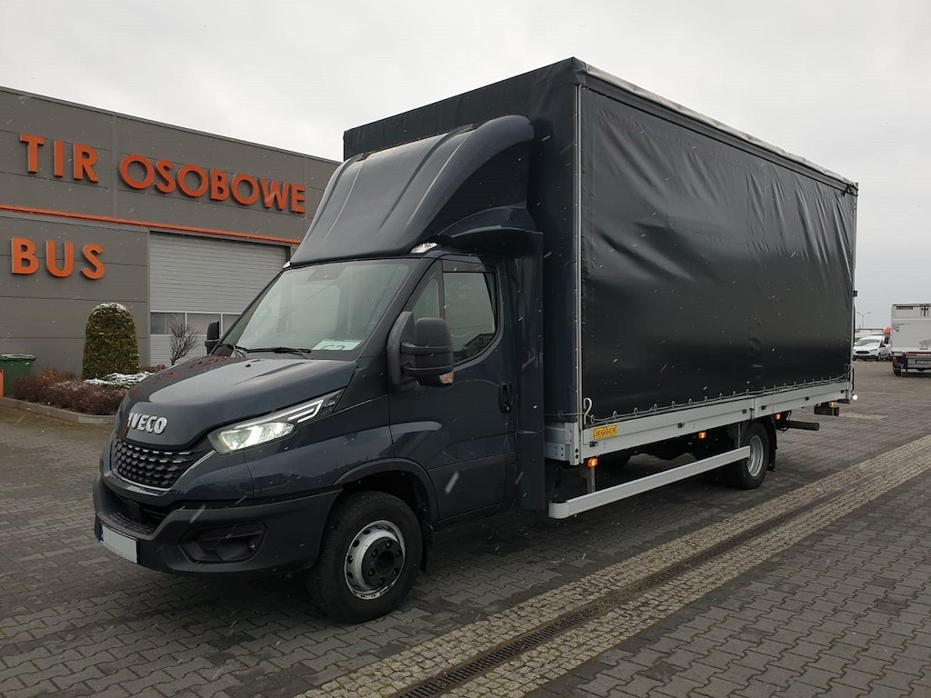 IVECO DAILY 72C18 PRITSCHE PLANE LBW 1.HAND LUFTFDRNG kamion sa klizna zavesa cerada